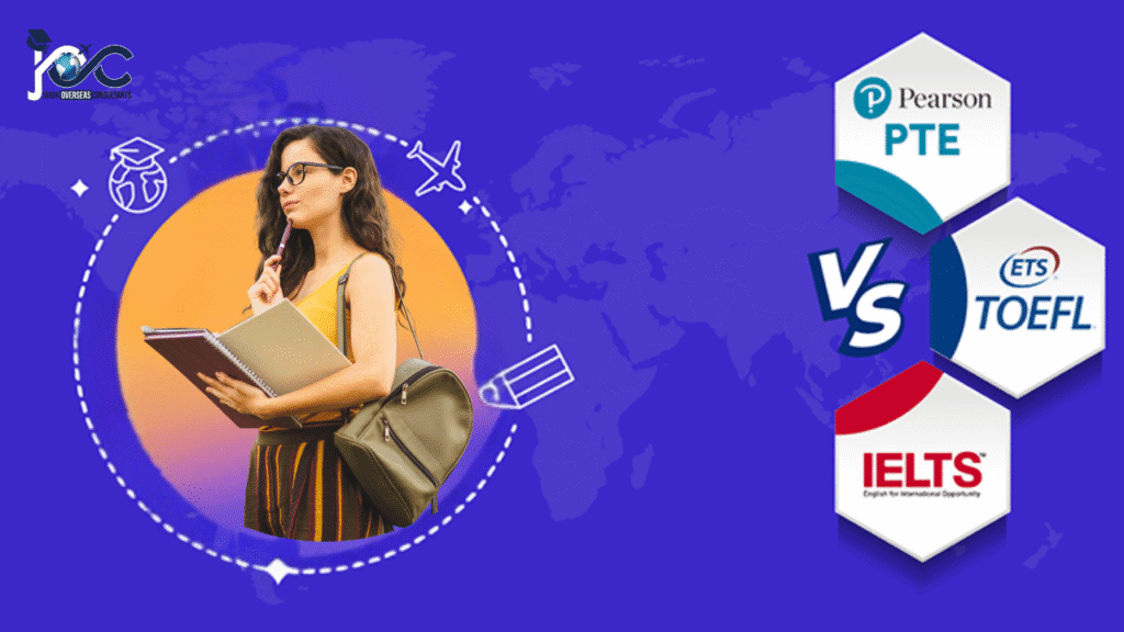 IELTS vs TOEFL vs PTE – Choose the Right Test for You